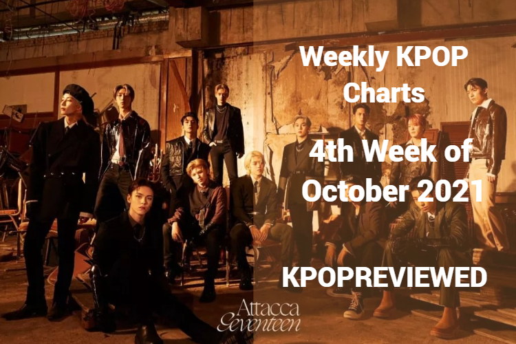 [Weekly KPOP Chart] 4th Week of October 2021 – KPOPREVIEWED