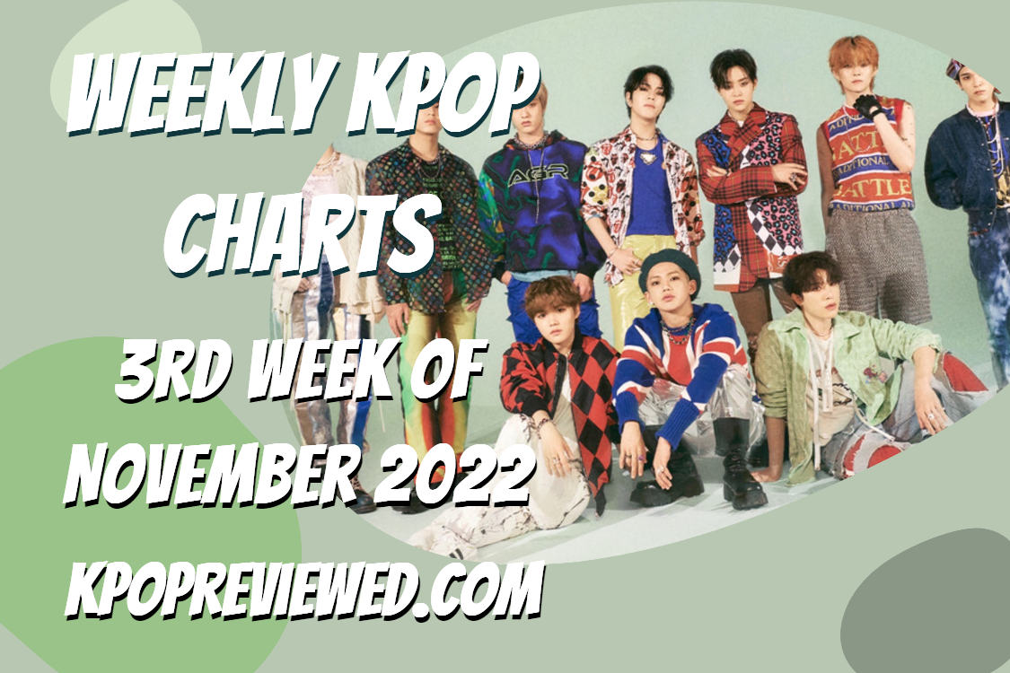 [Weekly KPOP Chart] 3rd Week of November 2022 – KPOPREVIEWED