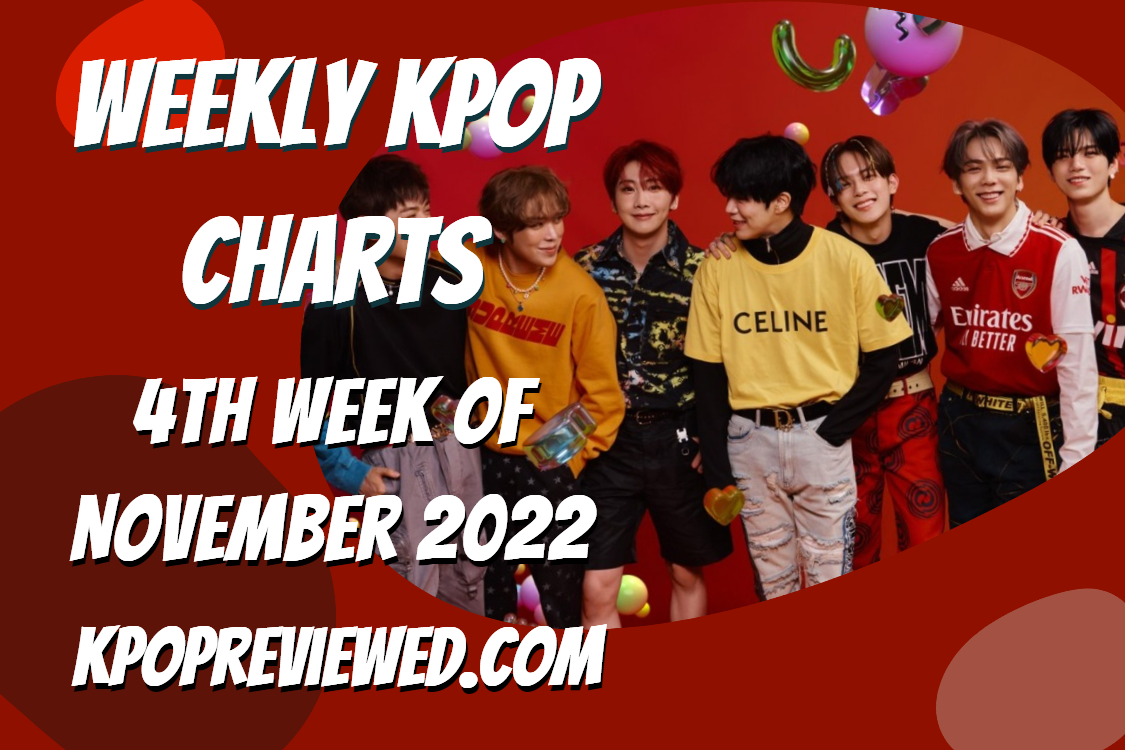 [Weekly KPOP Chart] 4th Week of November 2022 – KPOPREVIEWED