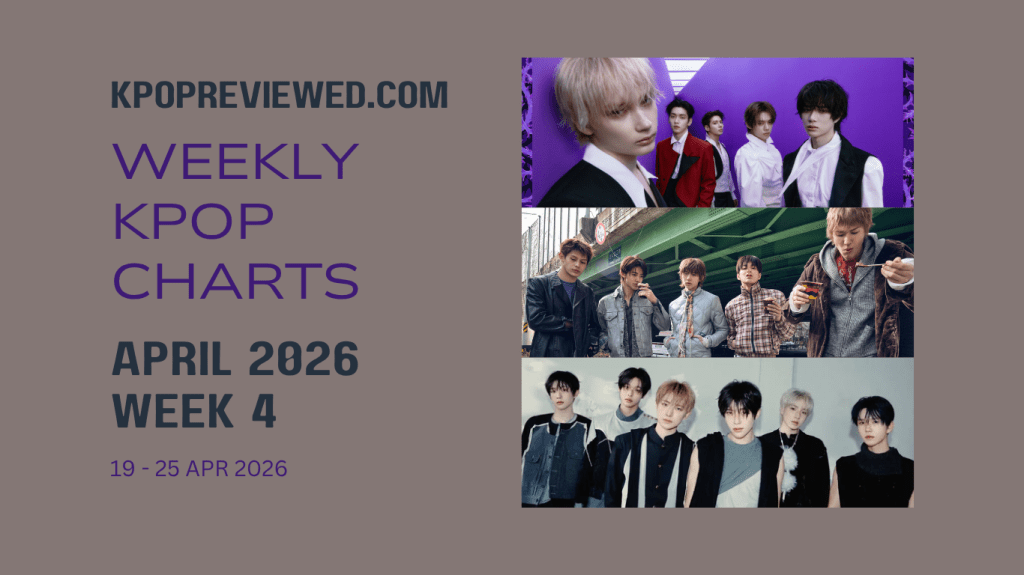 [Weekly KPOP Chart] Week 4 of April 2026 – KPOPREVIEWED
