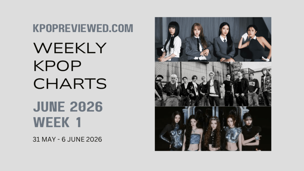 [Weekly KPOP Chart] Week 1 of June 2026 – KPOPREVIEWED